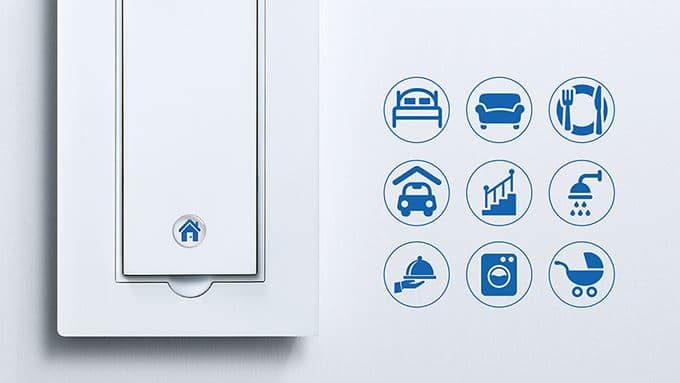 کلید لامپ بی سیم دیمر دار کنترلی Gecko Switch